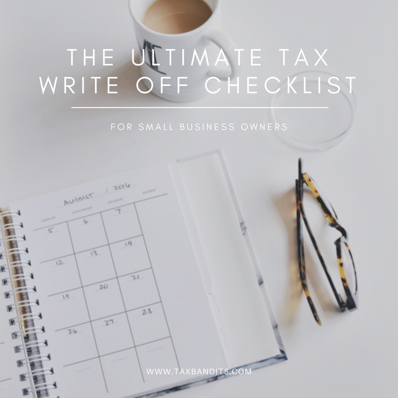 The Ultimate Checklist of Tax Write Offs for Small Business – Blog ...